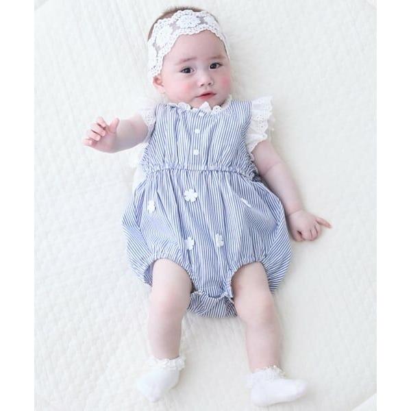 【発売日：2026年02月25日】【カテゴリ】キッズ > マタニティ・ベビー・… > ベビー・キッズウエア【カラー】アイボリー/ブルー【サイズ】70cm/80cm【実寸(cm)】70cm : 着丈 41 身巾 52 肩巾 188...