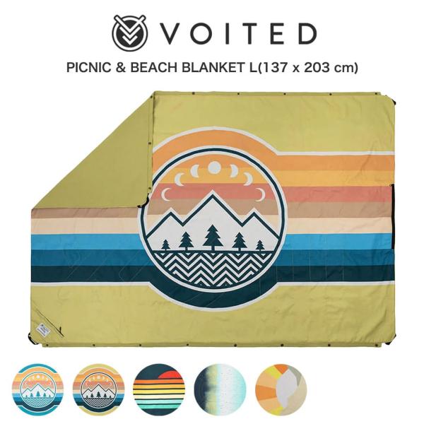 VOITED ボイテッドCOMPACT PICNIC &amp; BEACH BLANKET 7vtd5943コンパクトピクニック＆ビーチブランケット■素　材■ボトムは、耐摩耗性と耐水性に優れた Ripstop REPREVE? アウター生...
