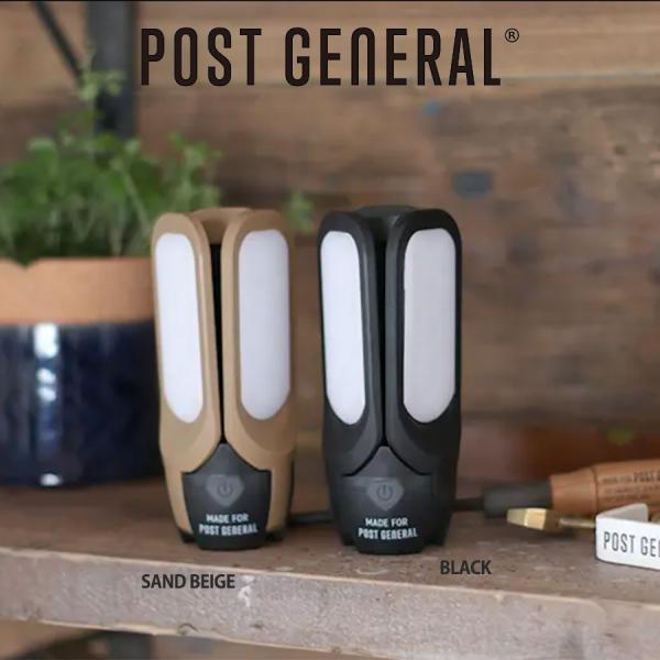 POST GENERAL(ポストジェネラル)TRI-PANEL SOLAR CHARGED LED LIGHT ソーラーチャージ LEDライト■サイズ■・約 W60×D60×H150mm■　色　■・SAND BEIGE(サンドベージュ) :...