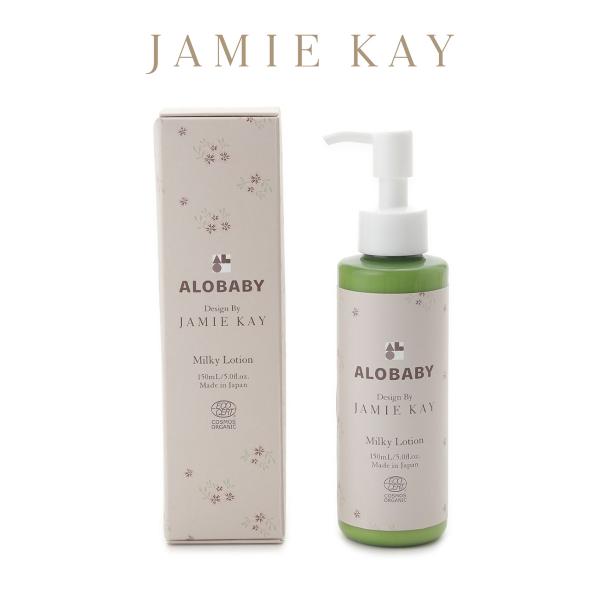 JAMIE KAY(ジェイミーケイ)コラボパッケージ ALOBABY ミルクローション jblg259907■素　材■水、アロエベラ液汁*、グリセリン、シア脂*、ジグリセリン、トリ(カプリル酸／カプリン酸)グリセリル、（C15‐19）アルカ...