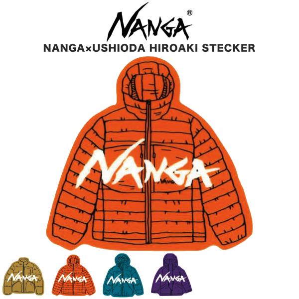 NANGA ナンガ NANGA×USHIODA HIROAKI STICKERナンガ×ウシオダヒロアキ ステッカー(ダウンジャケット)■サイズ■FREE (ULTILIGHT 6.6×6.2cm)■　色　■OTR5(ULTILIGHT)OT...
