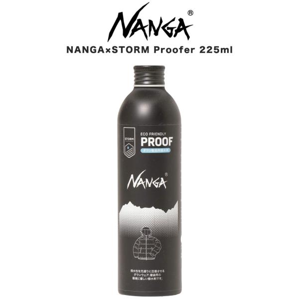 NANGA ナンガNANGA×STORM Proofer 225ml ナンガ×ストーム プルーファー225ml■適応素材■ダウン製品全般■サイズ■225ml■詳　細■ダウン製品全般に使える撥水剤が、NANGA特注パッケージに。専用洗剤と一度...
