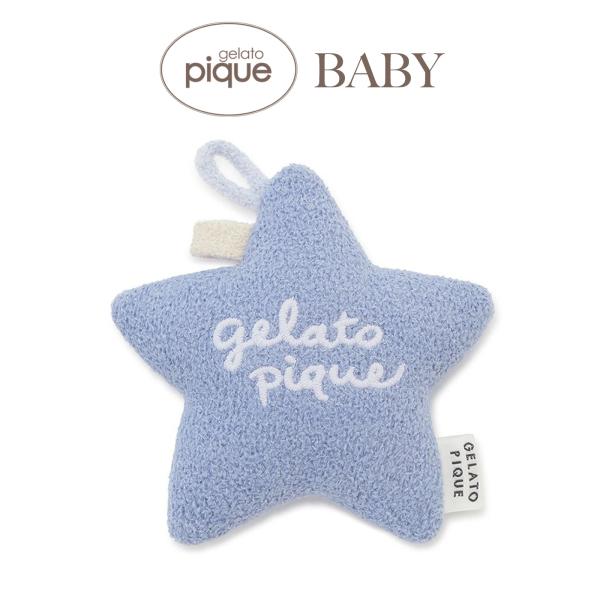 gelato pique BABY【ジェラートピケ ベビー】エアリーモコスターラトル pbgg261434■詳　細■【やわらかお星様に鈴＆紐をあしらったBABYラトル】【Design/Styling】爽やかな青いお星様をモチーフにした、ふん...