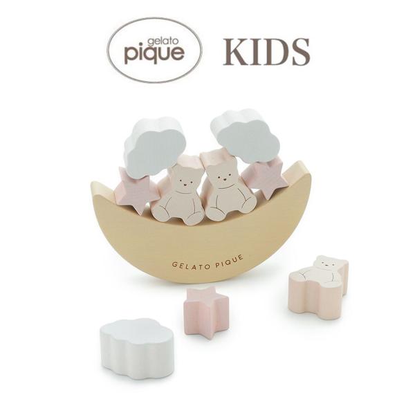 gelato pique【ジェラートピケ】【KIDS】GELATO PIQUE バランス積み木 pkgg241640■素　材■本体：天然木100%ベトナム■サイズ■FREE：【箱】たて23.5cm 横30cm 奥行3.5cm■　色　■PAS...