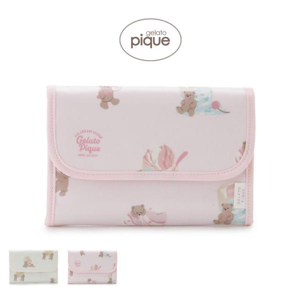 gelato pique(ジェラートピケ)アイスクリームベア柄母子手帳ケースS ppgb262549■詳　細■【とろけるアイスクリームベア柄の母子手帳ケースS】【Design/Styling】とろけるアイスクリームとベアをカラフル＆ポップに...