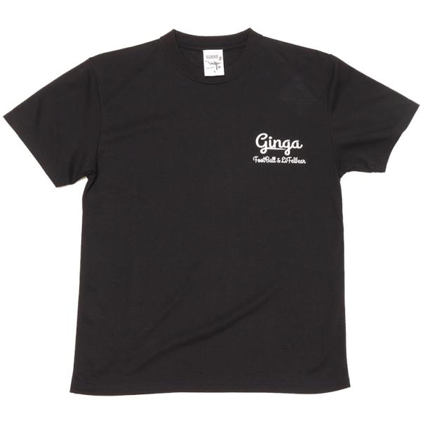 GINGA ジンガ　GG107181 DRYCOTTON Tシャツ　半袖　BLACK　Sサイズ　コットン100％