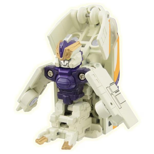 テレビアニメ「シンカリオン チェンジ ザ ワールド」の「Ｅ８つばさ」が簡単に一発変形できる「クイックチェンジ！シリーズ」で登場！・簡単一発変形！シンカンセンモードの先端パーツが押し込まれると・・・起き上がり、シンカリオンモードへ一発変形！・...