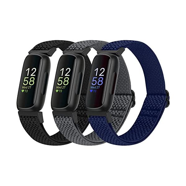 【互換性】--- Bcuckood 伸縮性ナイロンバンドは、Fitbit Inspire 3/Fitbit Inspire 2/Fitbit Inspire HR/Fitbit Inspire/Fitbit Ace 2/Fitbit Ace...