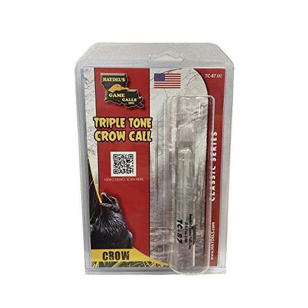 マウスピース部分の噛む位置によって、大人や子供のカラスの声を出せるようになっています吹き別ける事で、カラスを呼び寄せたり、追い払うこともできますデコイと組み合わせて使用すとより効果的です鳥獣駆除や生態調査、野鳥観察にもお使い頂けます。Hay...