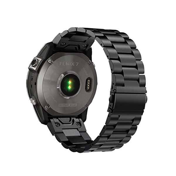 【対応機種】ステンレス鋼バンドはに適合Fenix 8 47mm, Approach S70 47mm, epix Pro 47mm, Quatix 7, Fenix 7 Solar / Sapphire Solar, EPIX 2 , Fo...