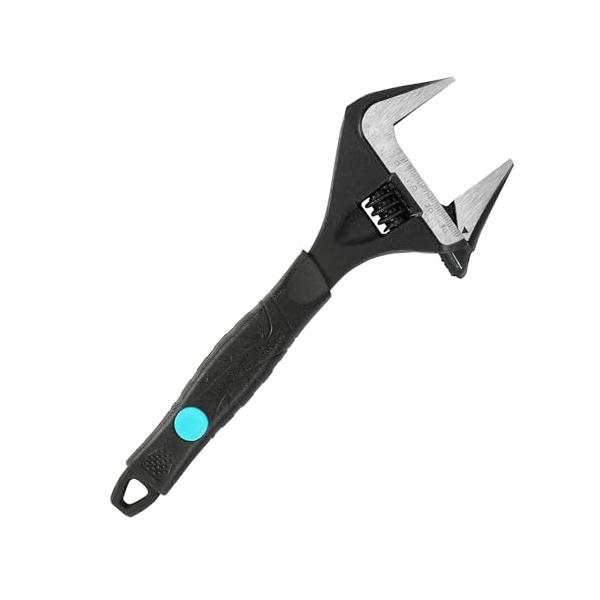 【仕様】全長約200mm(8")で、スムーズに口幅が調整でき最大41ｍｍまで可能です。本体上部に調整可能なウォームギア設計により、幅広いネジサイズに対応できます。ウォームギアを調節することがやすくて、軍手をはめたままでもウォームギアを調節で...