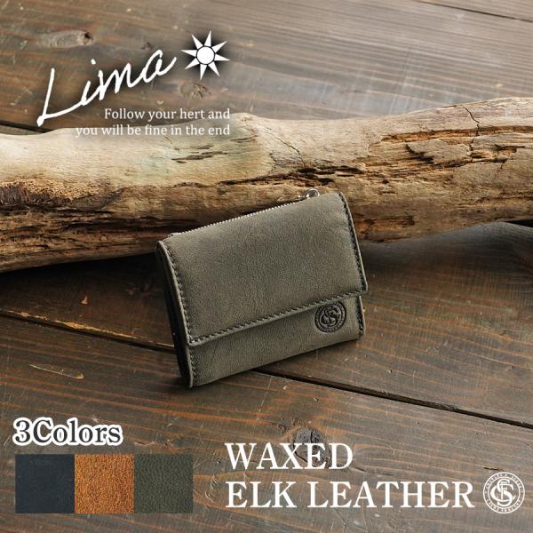 ■商品番号FZKM853■サイズ(概寸表記)タテ8cm×ヨコ10cm×厚さ3cm■重さ85ｇ■札入れ1ヵ所■小銭入れ1ヵ所（ファスナー付き）■カード収納7枚分■カラー〇ブラック〇キャメル〇オリーブ■素材チャールズ F ステッド社製 エルクレ...