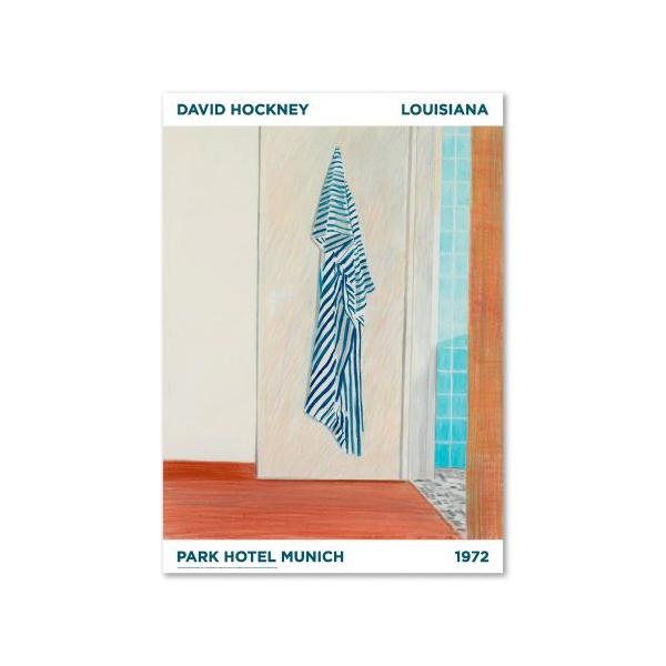 デイヴィッド・ホックニーの《Park hotel munich》(1972年)が大胆にあしらわれた、ルイジアナ美術館オリジナルポスターです。ホックニーは20世紀を代表するイギリスの画家であり、1960年代のロンドンにおけるポップアート・ムー...