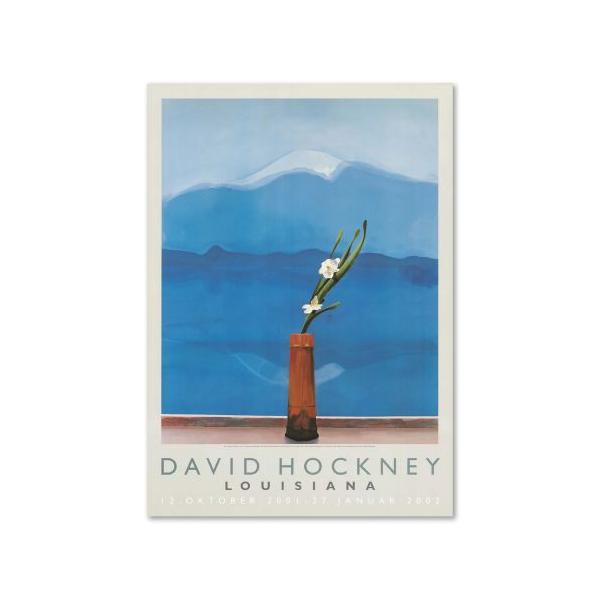 ルイジアナ美術館のポスター《Mt.Fuji and flowers》は、2001&amp;#12316;2002年に開催された展覧会《David Hockney - Painting 1960-2000》に合わせて制作されたものです。ホック...