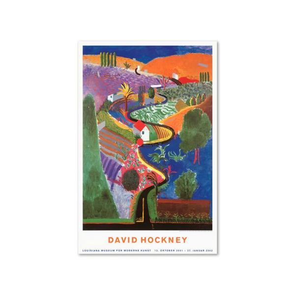 2001年から2002年にかけてルイジアナ近代美術館で開催された展覧会に際し制作されたポスターで、デイヴィッド・ホックニーによる1980年の代表作《Nichols Canyon》がモチーフになっています。ホックニーは、20世紀イギリスを代表...