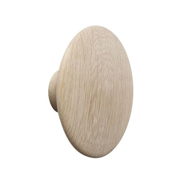 思わず握ってみたくなる、やわらかなオーク材のラウンドフォルム。実はこれ、コートやバッグを掛けられるフック。好きな位置に取り付けて、壁にドットのリズムを生み出して。 穴開け必要。取付壁面が木・木下地の場合は壁面に穴を開け、ビスで固定します。石...