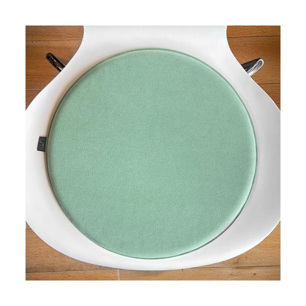 セブンチェア、イームズチェア、アルテックチェアなど、さまざまな名作チェアにフィットする直径約35cmの円形クッションです。椅子にポンと置くだけで、見た目の印象を変えながら、座り心地もやさしくサポートします。 中材には、安定した反発力と耐久性...