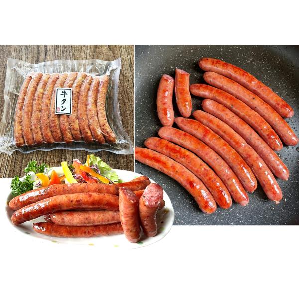 【プレゼント ご自宅用 配送ＯＫ】仙台名物の牛たんをたっぷり使用した粗びき牛たんソーセージです。黒コショウがアクセントになっており、おつまみにもぴったりです！毎日の食卓やバーベキューなどで大人からお子様まで家族全員でお楽しみ頂けます。贈り物...