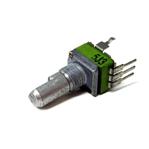 ボリュームポット rk09 rk097 B200K B204 A250K 垂直単精度ボリュームポテンショメーター 15ミリメートルハーフシャフト 3ピン 電子工作 はんだ付け工作★概要ギターエフェクターの自作に便利な垂直垂直単精度ボリューム...