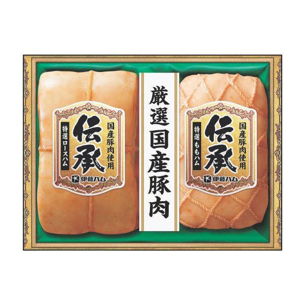 【発売日：2025年12月01日】商品詳細【名称】伊藤ハム 伝承DKB-501 ハムギフトセット【内容量】伝承特選ロースハム400ｇ伝承特選ももハム300ｇ【賞味期限・消費期限】製造より65日※到着時6掛以上【保存方法】要冷蔵【配送方法】ヤ...
