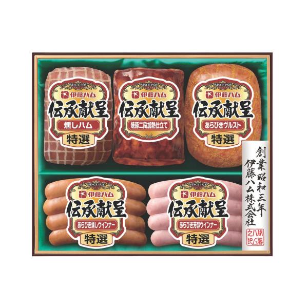 【発売日：2025年12月01日】商品詳細【名称】伊藤ハム 伝承献呈IGM-35 ハムギフトセット【内容量】伝承献呈特選燻しハム180ｇ伝承献呈特選あらびきヴルスト160ｇ伝承献呈焼豚二段加熱仕立て160ｇ伝承献呈特選あらびき燻しウインナー...