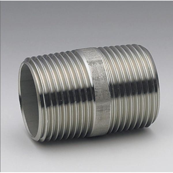 JIS規格準拠の汎用ニップルです【特長】●適用規格：JIS B2302、JIS B0203準拠【仕様】●最高使用圧力：300℃以下の蒸気・空気・ガス・油 1.0MPa、120℃以下の静流水 2.0MPa【材質】●SUS304TPポイント利用