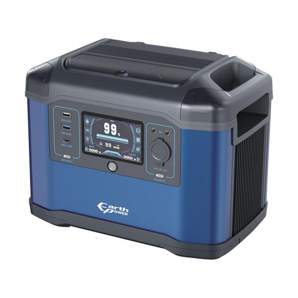 ●使用可能温度（放電）-20℃〜55℃と、寒冷地での使用も余裕をもって対応可能です。●急速充電可能です。（約60分で80％充電可能）●電池残量や残り使用時間（目安）などが見やすい大型カラー液晶ディスプレイ搭載です。●豊富な入出力ポートで様々...