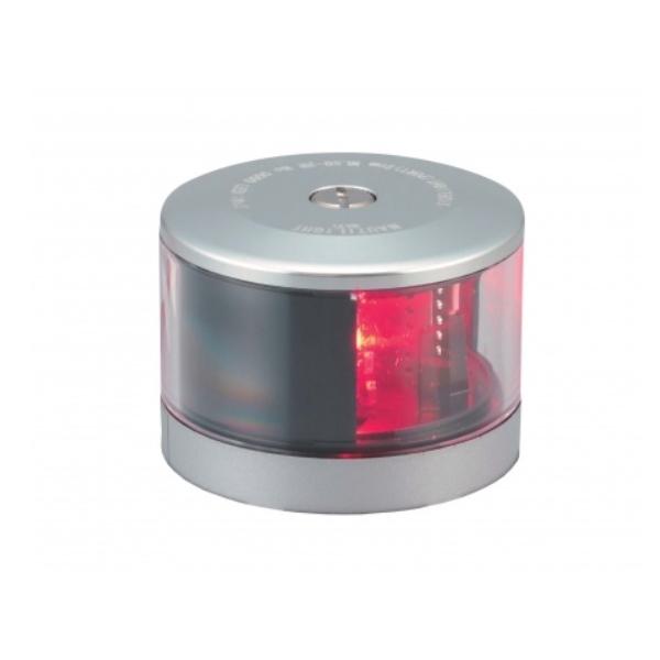 【国土交通省型式承認品】【日本小型船舶検査機構検定合格品(JCI検査品)】全長20m未満の船舶対応　JCI検査品　　名称： 第二種 舷灯　（赤）　　型式： NLSG-2r　　型式承認番号： 5162　　射光角度： 112.5°　　電源電圧：...