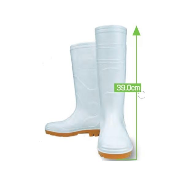 丈夫で耐久性がある塩化ビニール製で土木建築に最適品質：塩化ビニールワイズ：3E重量：約1100g(26cm片足重量）標準寸法：39.0cm(26cmサイズ)先芯：鋼鉄製当方の在庫品ではなくメーカー在庫品となりますので、発送は御注文頂いた日よ...