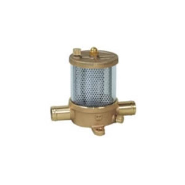 株式会社 高澤製作所製　海水こし器　50SH　一体型ホース用上下O-リング仕様で船内での分解・組立て作業が容易。亜鉛をセンターボルトにつけることで防食効果が大幅にアップ！上蓋に特殊にO-リングを採用したことで水密度がアップ！エアー抜き・ドレ...