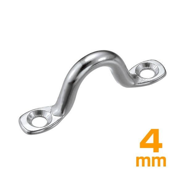 ステンレス製　アイストラップ　4mm [AK3009]
