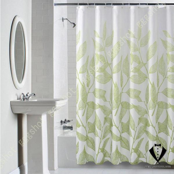 【素材】：ポリエステル。【商品詳細】セット内容：シャワーカーテン*1+カーテンリング【機能】● 環境に優しいポリエステル生地素材、● 適切な厚さ、柔らかな素材、上質なステッチと滑らかな質感。● 防湿バスカーテン、防水性でバスルームを乾燥した...