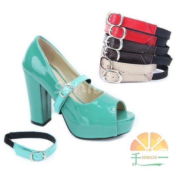 一年中使える靴をもっと便利になり、歩きやすくなります可愛いシューズバンドは靴のパカパカするのを防止することにより、靴とかかとがフィットするため長時間の歩きでも疲れにくくなりますあなたの靴のパカパカ悩みを解決します 素材 エナメル カラー １...