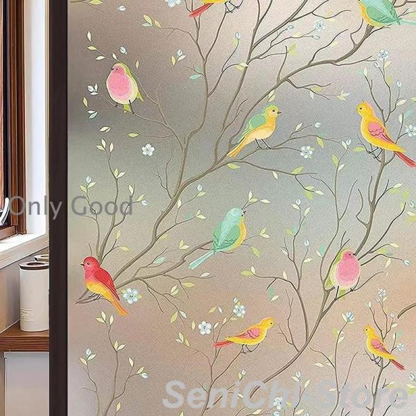 【簡単！優美なインテリアを実現！結露防止】 透明ガラスに水で貼るだけで、オシャレなステンドグラスに変身！貼り直しOKなので初めてでも失敗なし。「さらに結露もなくなり一石二鳥で満足です！」とお客様からの声もあります。【UVカット/家具と目を守...