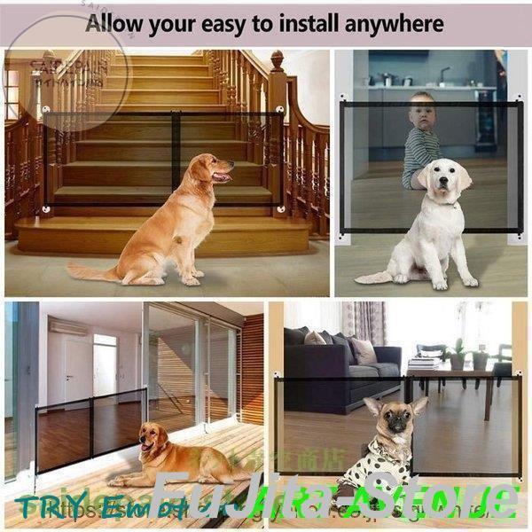 高品質-メッシュペットゲートは、耐久性のある高品質の布生地織りメッシュで作られています。すべての仕上げは無毒で、安全で、環境にやさしいです。多機能-ペットを一時的に隔離し、読書、料理、ゲームなどの邪魔されない瞬間を楽しんだり、ペットが家の中...