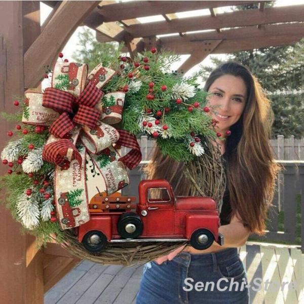 リース 玄関 クリスマスリース 花輪 ドライ リース ドライフラワー リース クリスマス 玄関 部屋 北欧 玄関ドア おしゃれ インテリア 壁掛け ドア ご自宅用 クリスマス プレゼント ギフト 友達 友人 お祝い 直径約40cm【サイズ】...