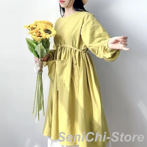 ●シンプルな無地に、かっぽう着ロングタイプが登場です！●秋冬の寒い時期もおしゃれに着こなせるデザイン割烹着です！●前後で着用できる2wayタイプなのが嬉しいポイント！●お料理タイムにはかっぽう着として、リラックスタイムにはさっと着られる羽織...