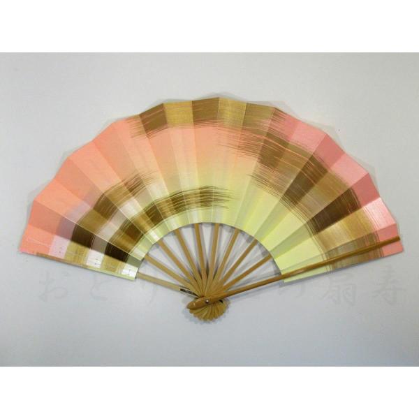 長さ/約29cm。広がり/約50cm。扇骨/白竹骨。扇面/両面同じ柄。9寸5分。標準的なサイズの舞扇子です。日本製（国産京扇子）。扇箱等は付いていません。カタログ番号　N-4150親骨には重さのバランスを取るためのおもりが埋め込んであります...