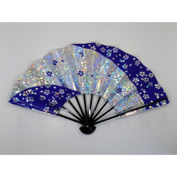 長さ/約29cm。広がり/約50cm。扇骨/黒塗骨。扇面/両面同じ柄。9寸5分。標準的なサイズの舞扇子です。日本製（国産京扇子）。扇箱等は付いていません。カタログ番号　N-4153親骨には重さのバランスを取るためのおもりが埋め込んであります...
