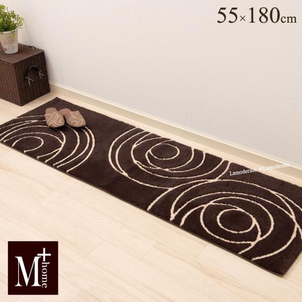 サイズ：約55×180cm素材：アクリル100％(抗菌防臭・吸水素材)裏面：滑りにくい加工カラー：ブラウン日本製