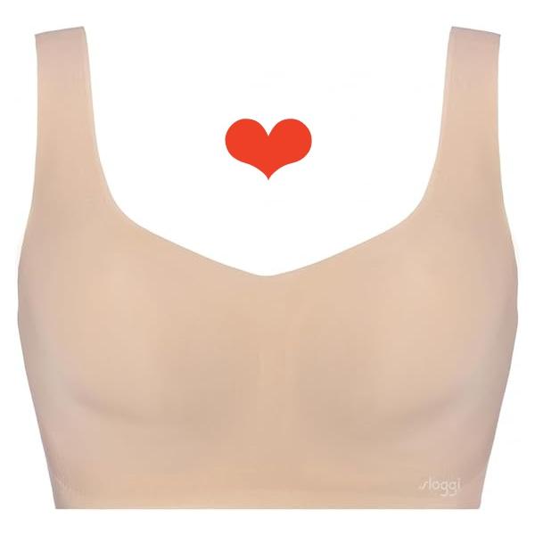 G016の着けごこち・快適さはそのままに、見た目をすっきりしたラインにしました。肌に溶け込むようななめらかさで、楽な着けごこちのハーフトップです。接着技術を使用した完全無縫製のため、アウターにひびきにくいです。フロント下辺にsloggiのロ...