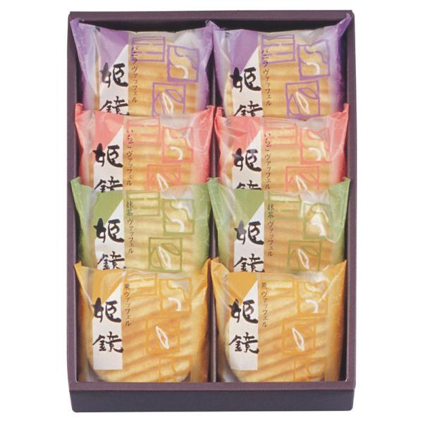 ●箱サイズ:26.5×20×5.5cm●セット内容:セット内容/姫鏡（バニラ・いちご・抹茶・栗）（各23g）×各2●賞味期限:常温6ヶ月●アレルゲン:卵・乳・小麦