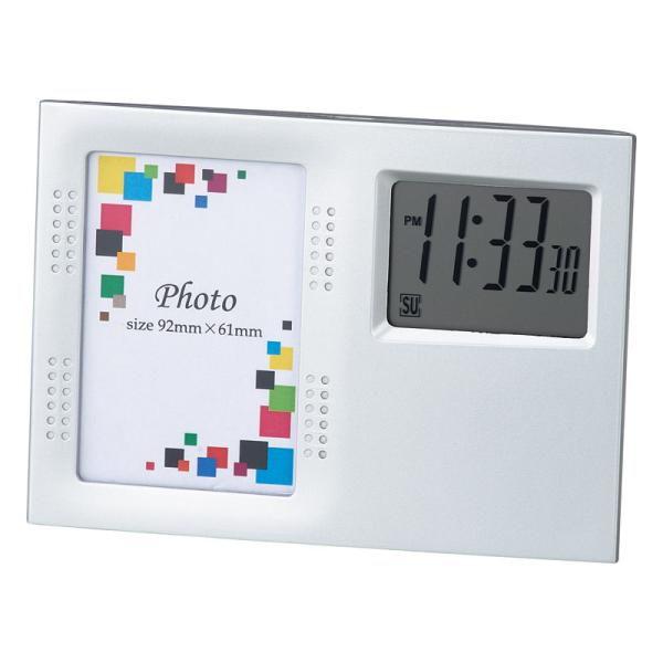 お気に入りの写真を手軽に飾れるデジタルフォトクロックです。機能:時計、アラーム、カレンダー、ストップウォッチ、フォトフレーム●商品サイズ:4.1×14×10cm●箱サイズ:4.5×15×10.5cm●箱入重量:0.1kg●原産国:中国●材質...