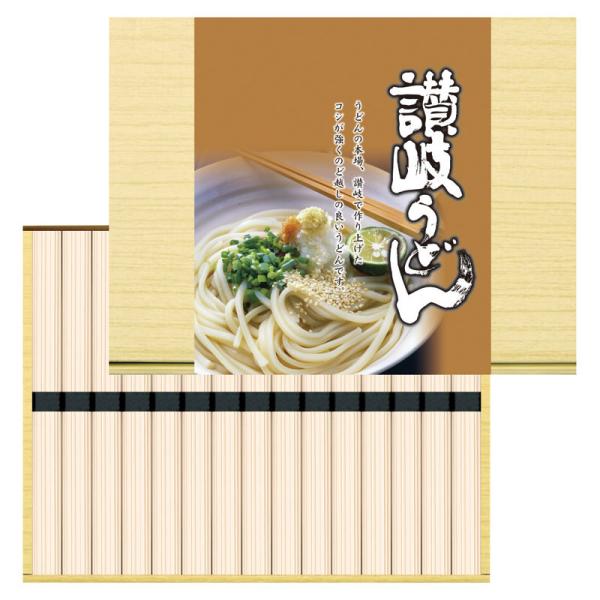 麺処の讃岐地方で仕上げられた美味しいうどんです。滑らかなのどごしと艶やかな食感、そしてしっかりとしたコシの強さが特徴です。●箱サイズ:20.5×26.7×2.5cm●箱入重量:0.8kg●セット内容:セット内容/讃岐うどん（50g）×15束...