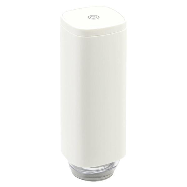 コンパクトで場所を取らない手軽に使える真空ハンディポンプ別売のキャニスターは洗って何度でも使えてエコボタンをタッチするだけの簡単操作※※圧力センサーが‐30kPaを検知すると自動で吸引停止します吸気口への水分侵入を防ぐ透明キャップ付（※キャ...