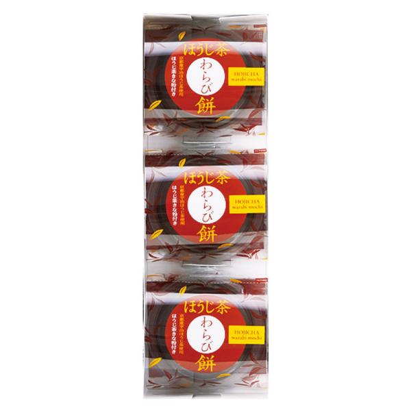芳ばしくほうじ茶香る「もっちり ぷるり」としたほうじ茶わらび餅。ほろ苦いほうじ茶きな粉が、美味しさを引き立てます。●箱サイズ:23.3×7.8×4.3cm●箱入重量:0.4kg●セット内容:ほうじ茶わらび餅（89g）・ほうじ茶きな粉（3.5...