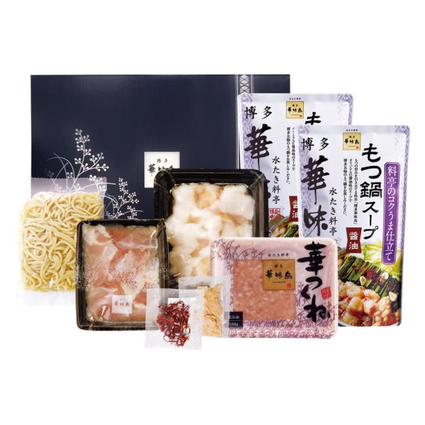 プリップリの牛小腸と鶏の中で少量しか取れないハラミを加えることで、醤油味のもつ鍋スープとも相性の良い食べやすくボリューム感のあるもつ鍋に仕上がりました。キャベツやにらを加えてお召しあがりいただいた後は、ちゃんぽん麺でしめくくるところまで博多...