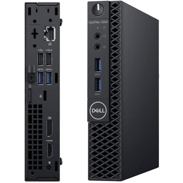 ★【メーカー】DELL デル★【型番】 OPTILIEX　3060　Micro　ミニデスクトップ★【ＣＰＵ】 第8世代 Core i3　★【メモリー】8GB★【ストレージ】高速M.2SSD256GB+HDD500GB★【OS】Windows...