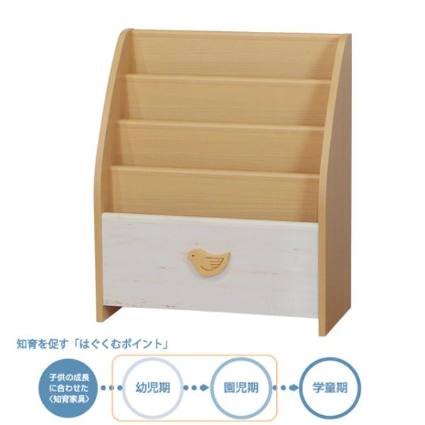 自然な木質素材を表現したナチュラルブラウンと、ビンテージ風のホワイトの2つの木目シートを使用。木目柄・色味など質感表現にこだわりました。●商品サイズ幅563×奥行265×高さ696mm●商品重量：約9.5kg●材　質本体：プリント紙化粧繊維...