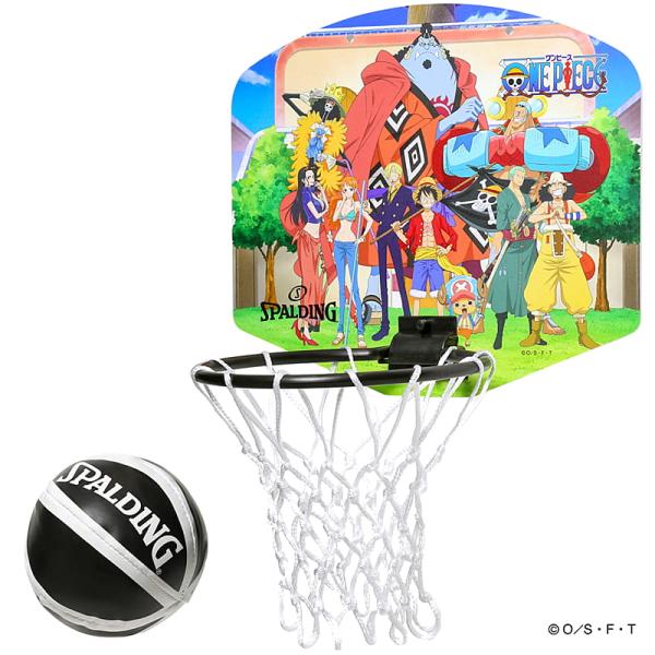 【発売日：2025年07月04日】麦わらの一味が集合したデザインのマイクロミニバスケットゴール マルチ色。簡単設置で即プレイ。大人気TVアニメONE PIECEとのスペシャルコラボレーションアイテム、主人公モンキー・D・ルフィが東の海で結成...